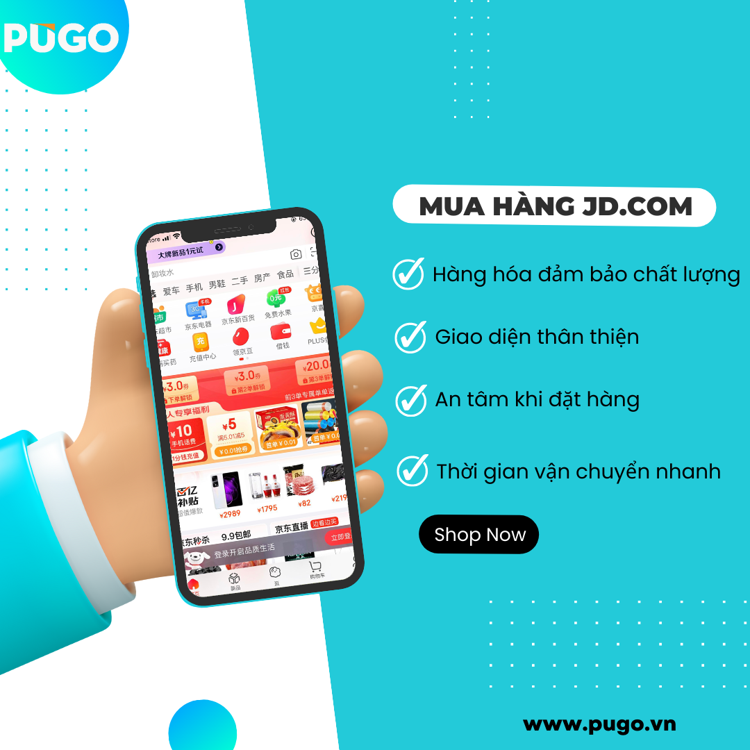 order hàng JD.com về Việt Nam